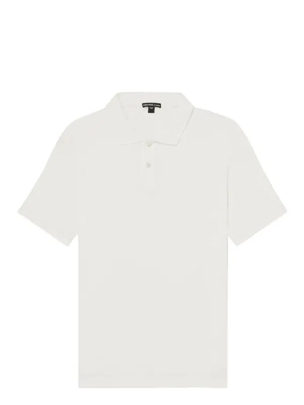 JAMES PERSE Cotton-jersey Polo Shirt - White