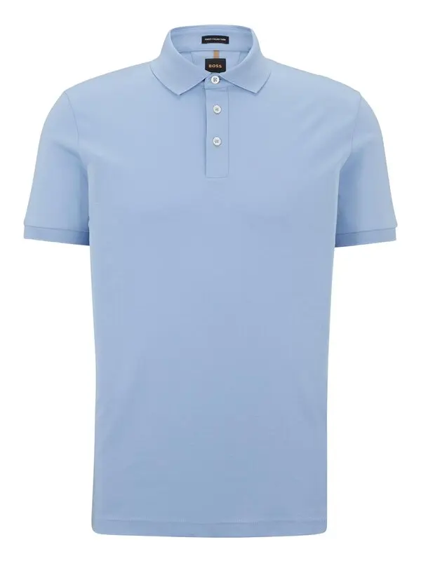BOSS Organic Cotton Polo Shirt - Blue