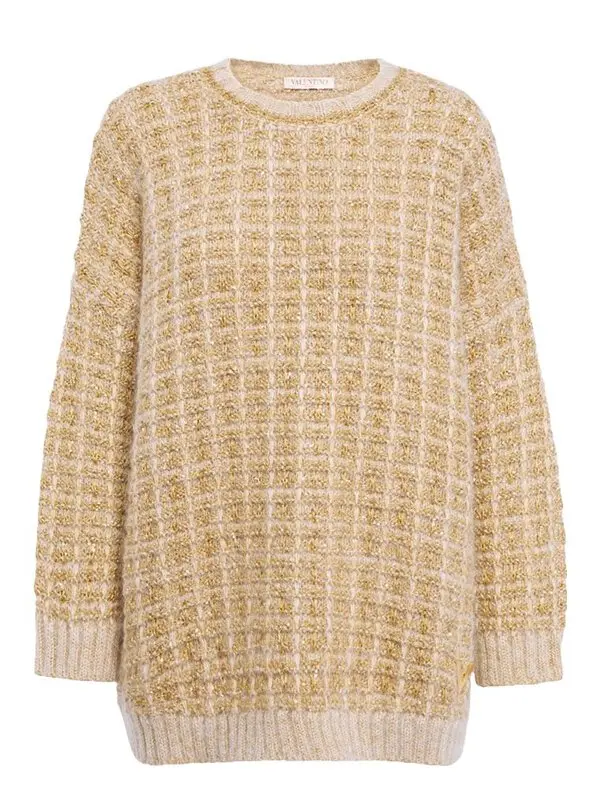 Valentino Garavani Crewneck Sweater - Gold