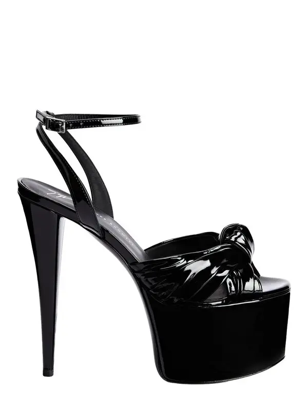 GIUSEPPE ZANOTTI Aida 150mm Platform Sandals - Black