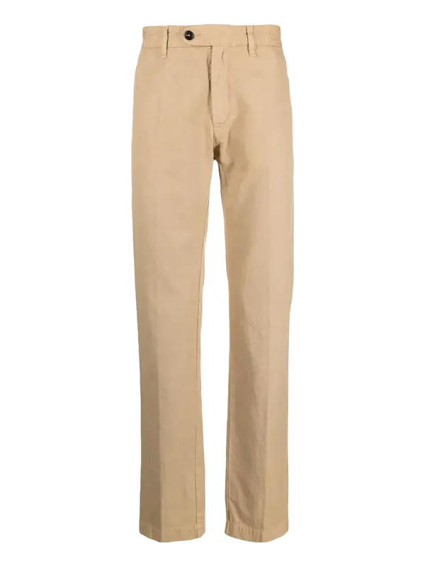 Massimo Alba Straight-leg Chino Trousers - Neutrals