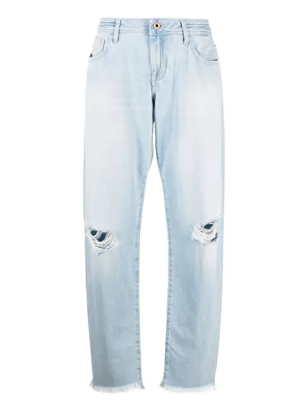 Jacob Cohen Distressed Denim Jeans - Blue