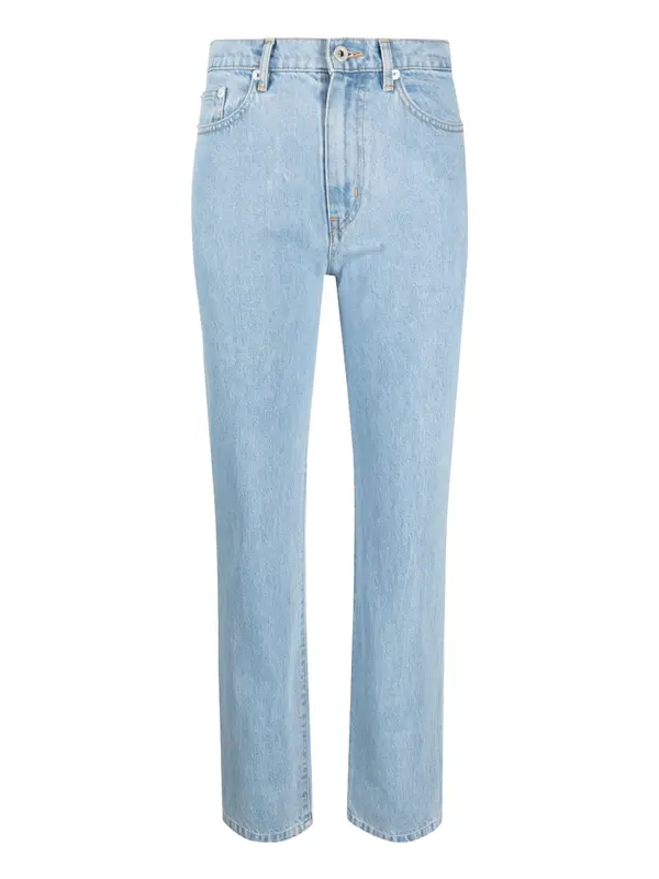 Kenzo Asagao Straight-leg Jeans - Blue