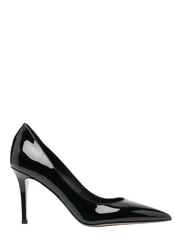 LE SILLA Eva 80mm Patent Leather Pumps - Black