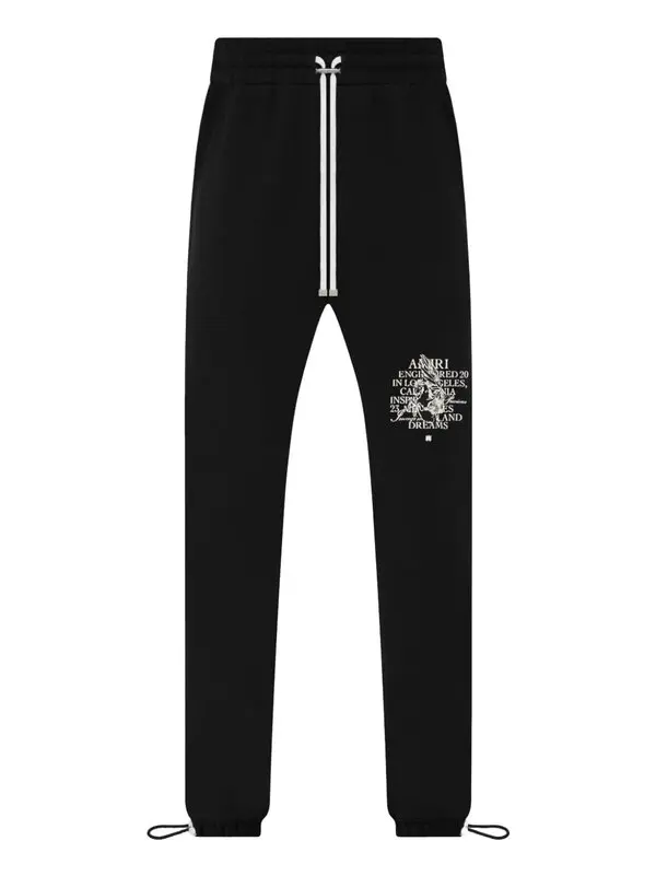 Amiri Logo-print Track Pants - Black
