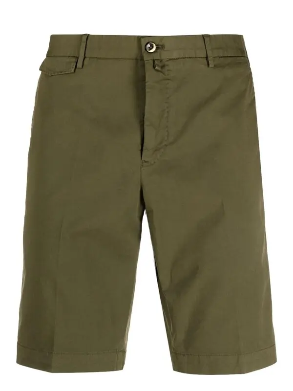 PT TORINO Knee-length Chino Shorts - Green