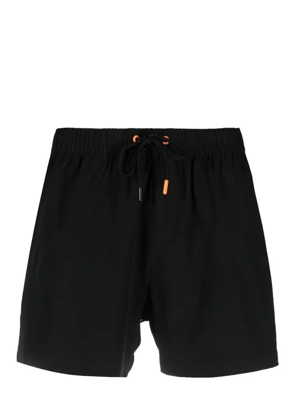 SAVE THE DUCK Recycled-polyester Blend Swim Shorts - Black