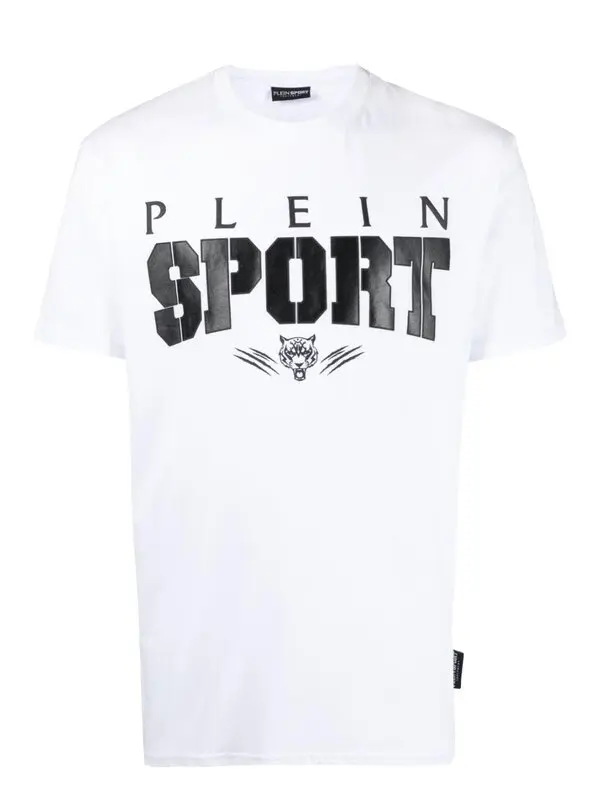 PLEIN SPORT Logo-print T-shirt - White