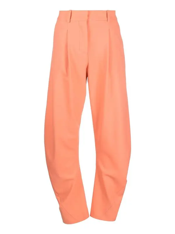 Off-White Tailored Tapered Trousers - Orange