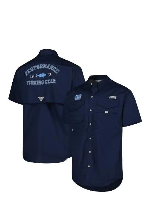 Columbia North Carolina Tar Heels Bonehead Button-up Shirt - Navy