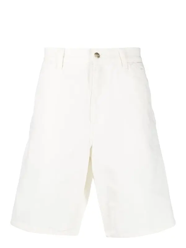 Carhartt Work In Progress Single Knee Bermuda Shorts - White