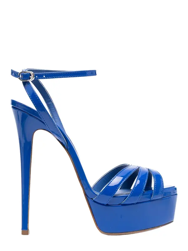 LE SILLA Lola 140mm Sandals - Blue