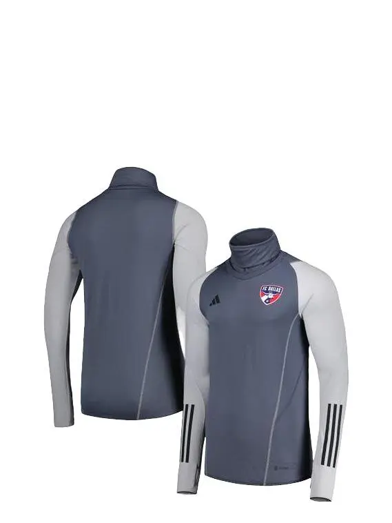 Adidas Fc Dallas Cold.rdy Raglan Long Sleeve Top - Gray