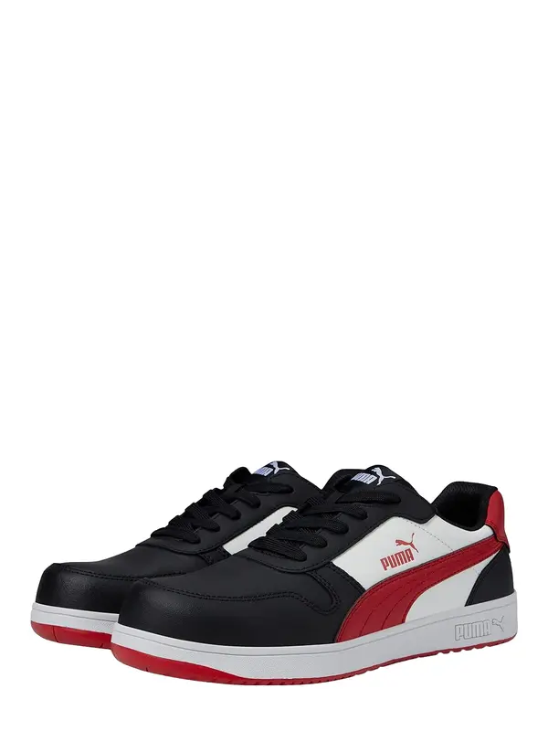 PUMA SAFETY Frontcourt Leather Low Astm Eh - Black