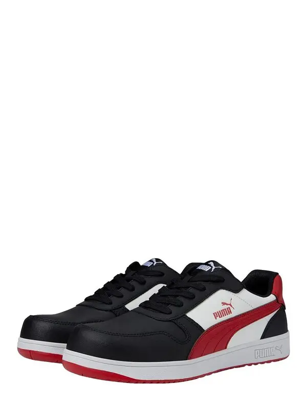 PUMA SAFETY Frontcourt Leather Low Esd Shoes - Black