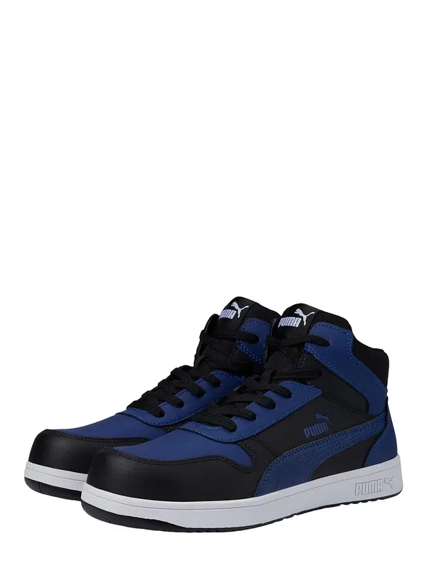 PUMA SAFETY Frontcourt Leather Mid Astm Sd - Blue