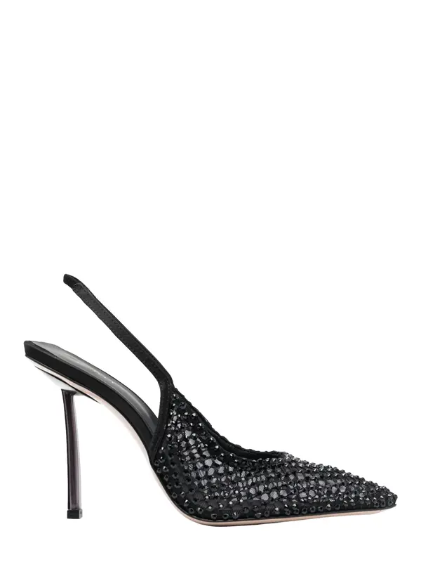 LE SILLA Gilda 100mm Slingback Pumps - Black
