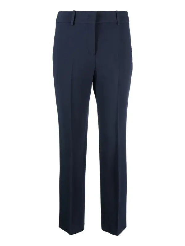 Ermanno Scervino Cropped Tailored Trousers - Blue