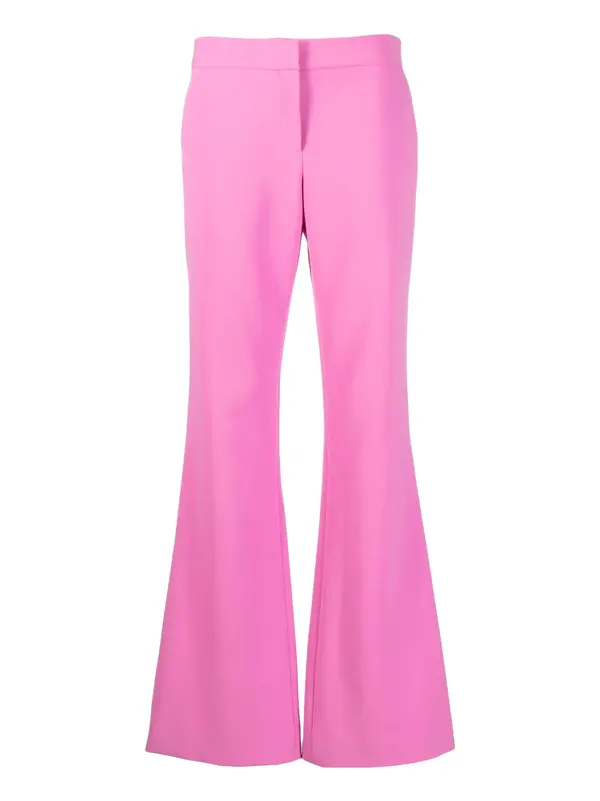 Prabal Gurung High-waisted Flared Trousers - Pink