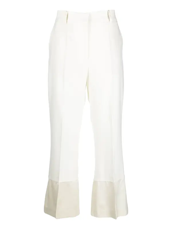 WALES BONNER Harmony Straight-leg Trousers - White
