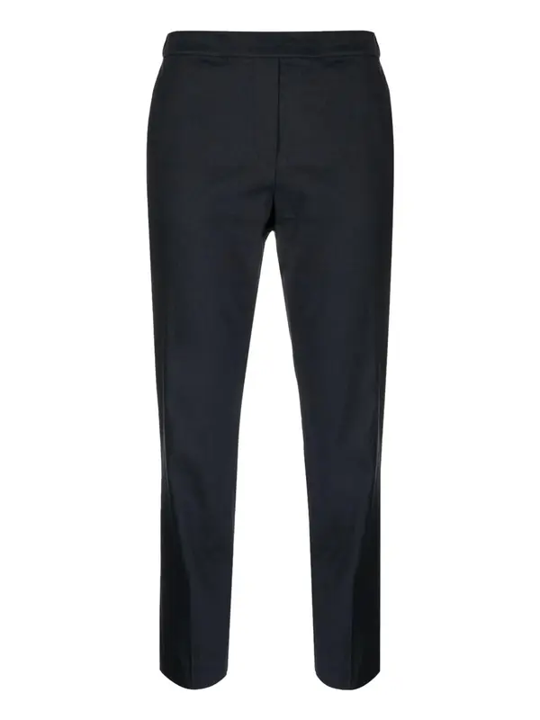 Theory Mid-rise Cropped Trousers - Blue