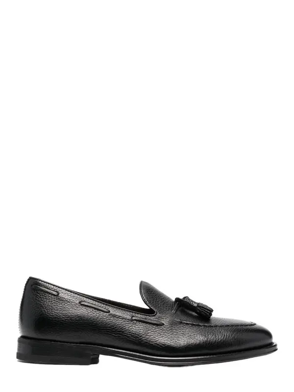 HENDERSON BARACCO Tassel-detail Flat Loafers - Black