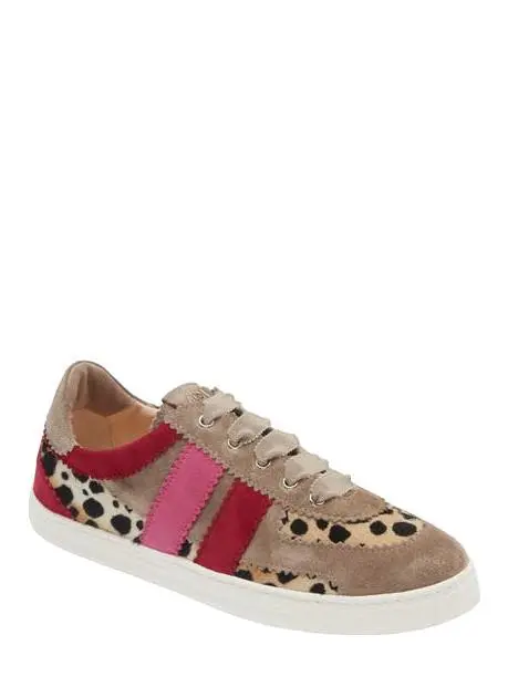 Agl Leda Calf Hair Sneakers - Taupe Ruby