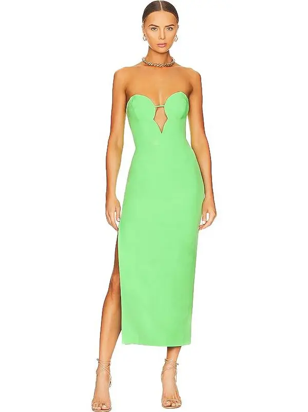 Bardot X Eleni Midi Dress - Green