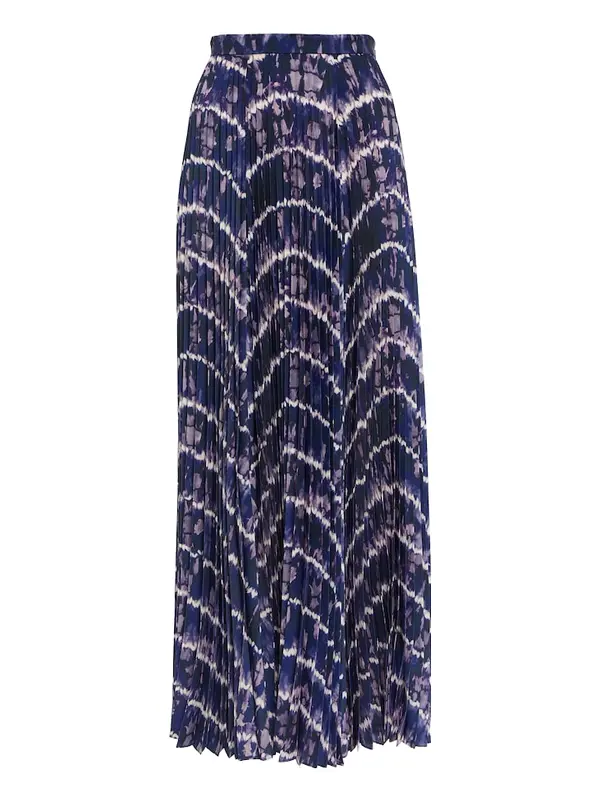 Altuzarra Sif Printed Maxi Skirt - Blue