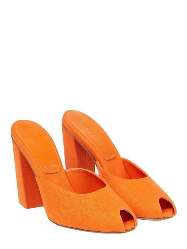 GIA BORGHINI Rosie 38 Mules - Orange