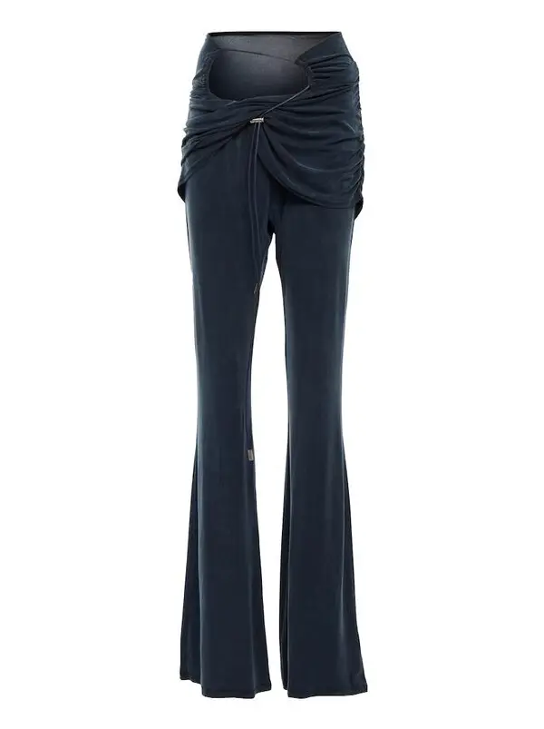 Jacquemus Le Pantalon Espelho Flared Pants - Blue