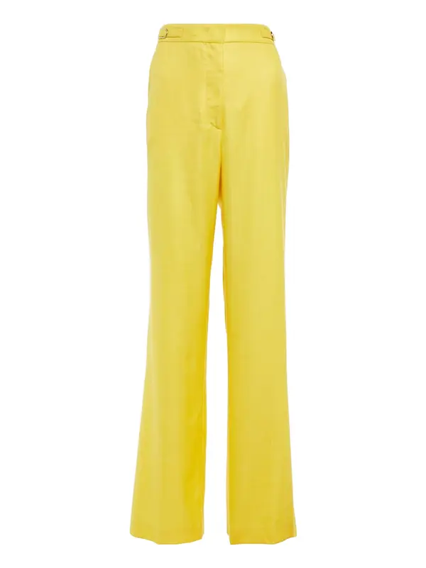 Gabriela Hearst Straight Leg Pants - Yellow