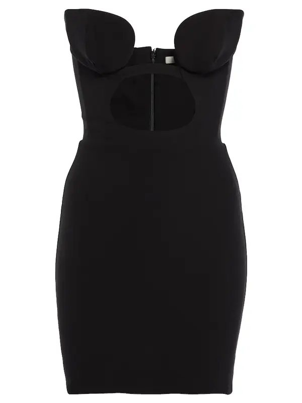 NENSI DOJAKA Cutout Minidress - Black