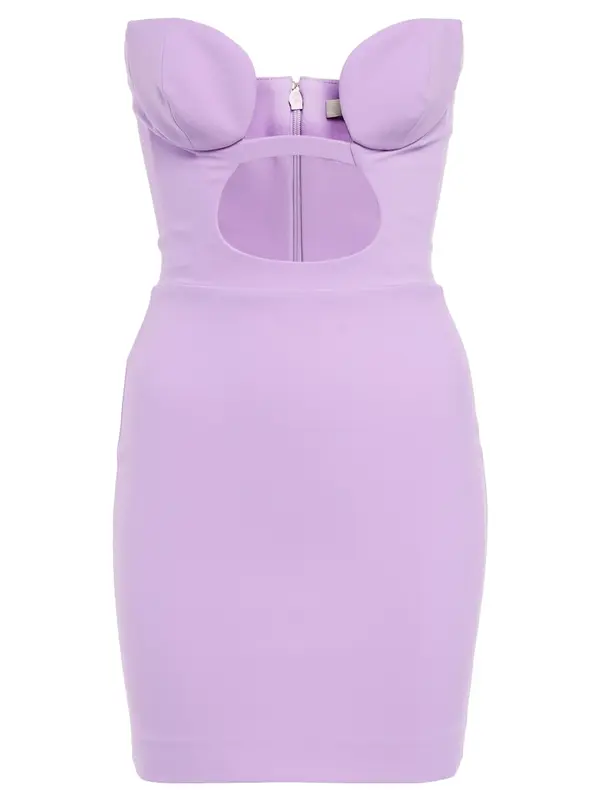 NENSI DOJAKA Cutout Minidress - Purple