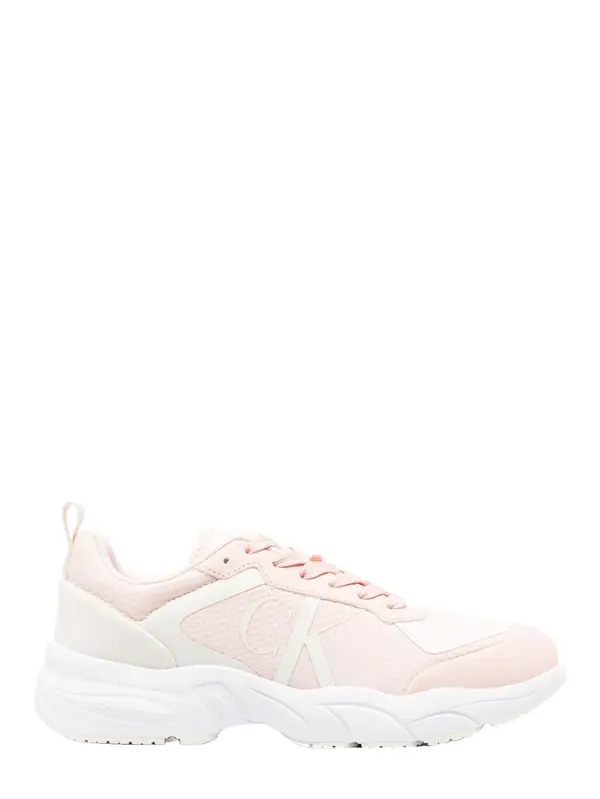 Calvin Klein Logo-print Low-top Sneakers - Pink