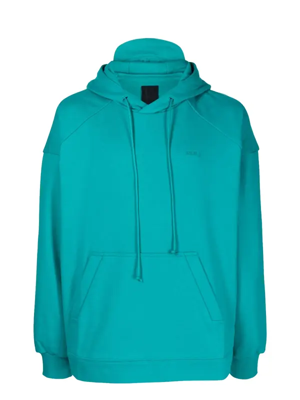 JUUN.J Long-sleeve Cotton Hoodie - Green