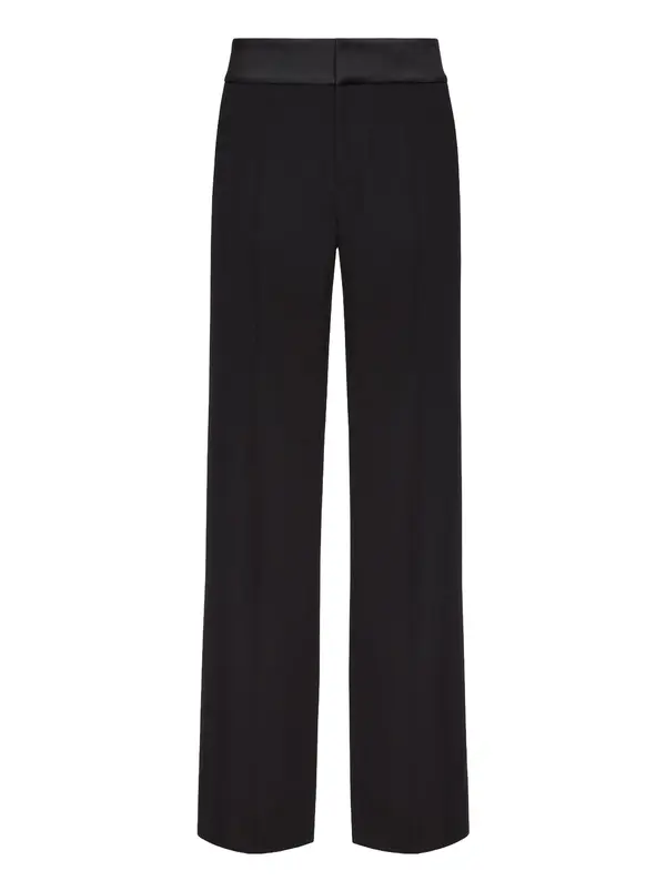 Valentino Garavani Straight-leg Trousers - Black