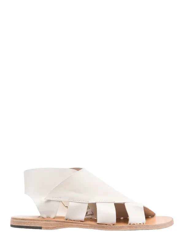 Officine Creative Itaca 70mm Leather Sandals - Neutrals
