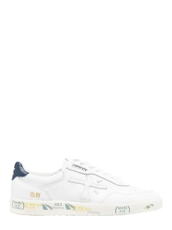 Premiata Lace-up Leather Sneakers - White