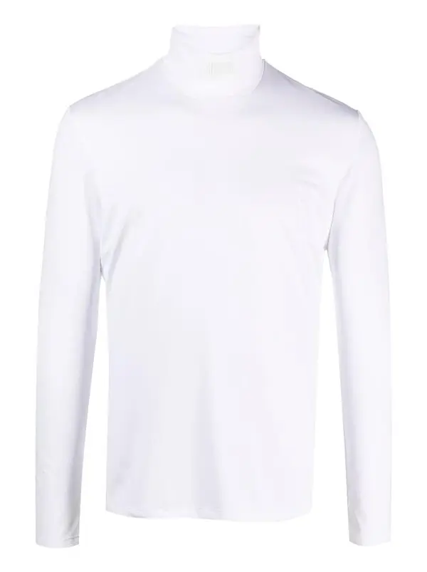 VTMNTS Roll-neck Long-sleeved T-shirt - White