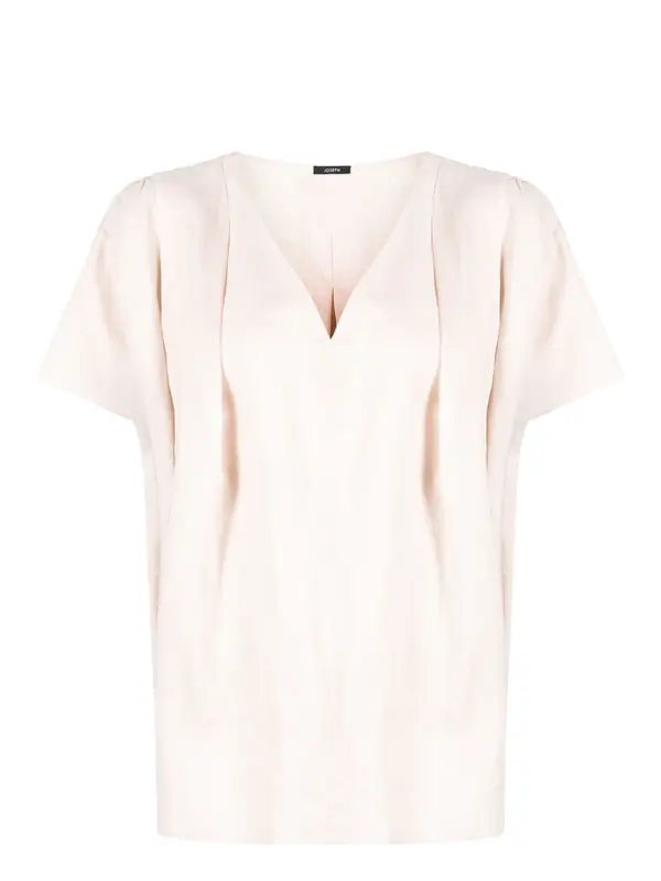 JOSEPH V-neck Top - Neutrals