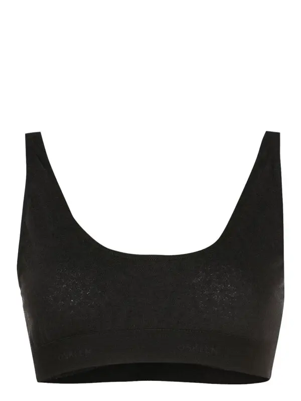 OSKLEN Cropped Tank Top - Black