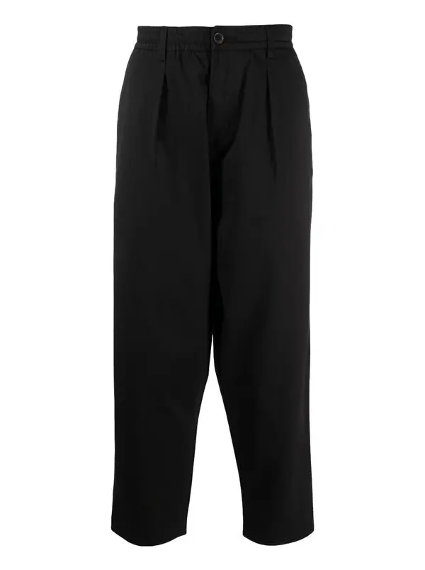 Universal Works Elasticated-waistband Chino Trousers - Black