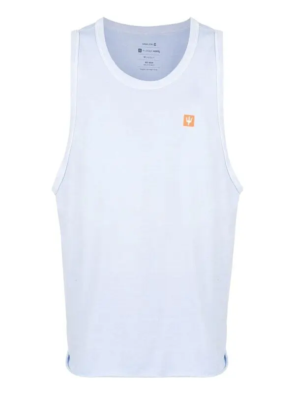 OSKLEN Round-neck Sleeveless T-shirt - Blue