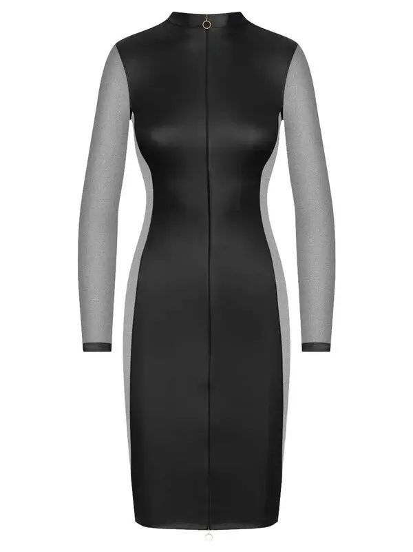 MAISON CLOSE Chambre Noire Long-sleeved Dress - Black