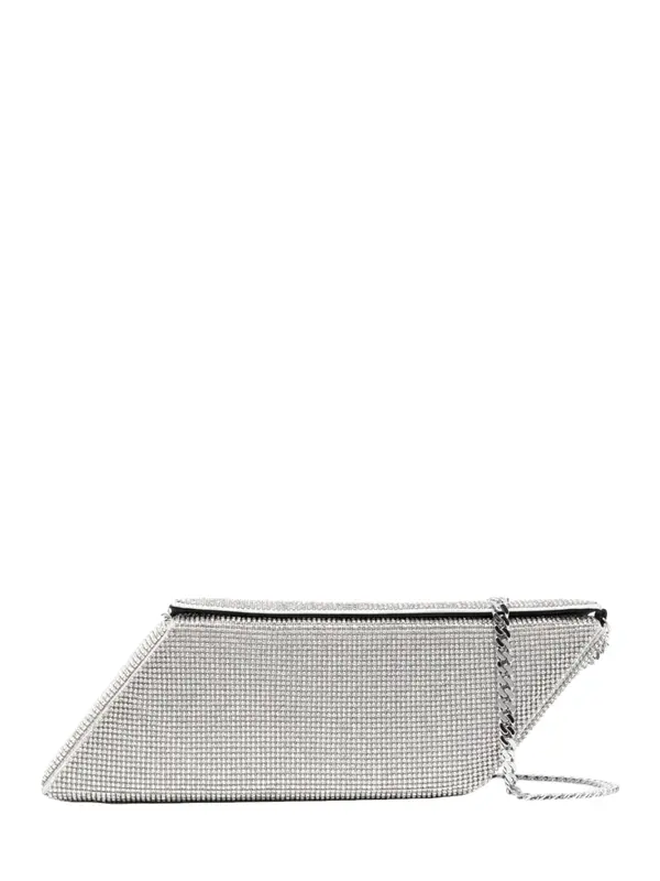 Kara Crystal-embellished Box Bag - White