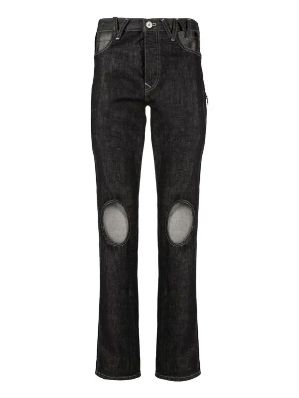 VIVIENNE WESTWOOD Cut-out Jeans - Black