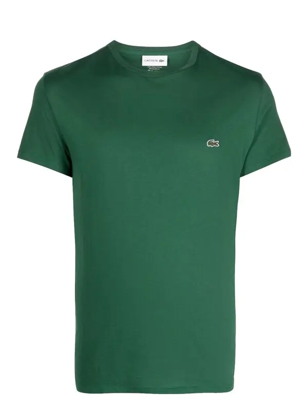 Lacoste Logo-patch Cotton T-shirt - Green