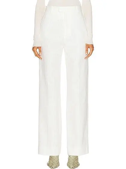 Bottega Veneta Wide Leg Pant - Chalk