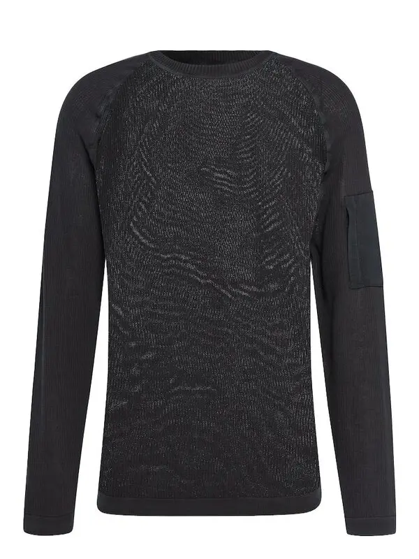 C.P. COMPANY Cotton Sweater - Black